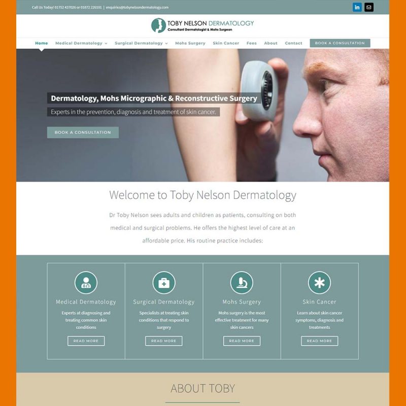 Toby Nelson Dermatology - Ampology Digital